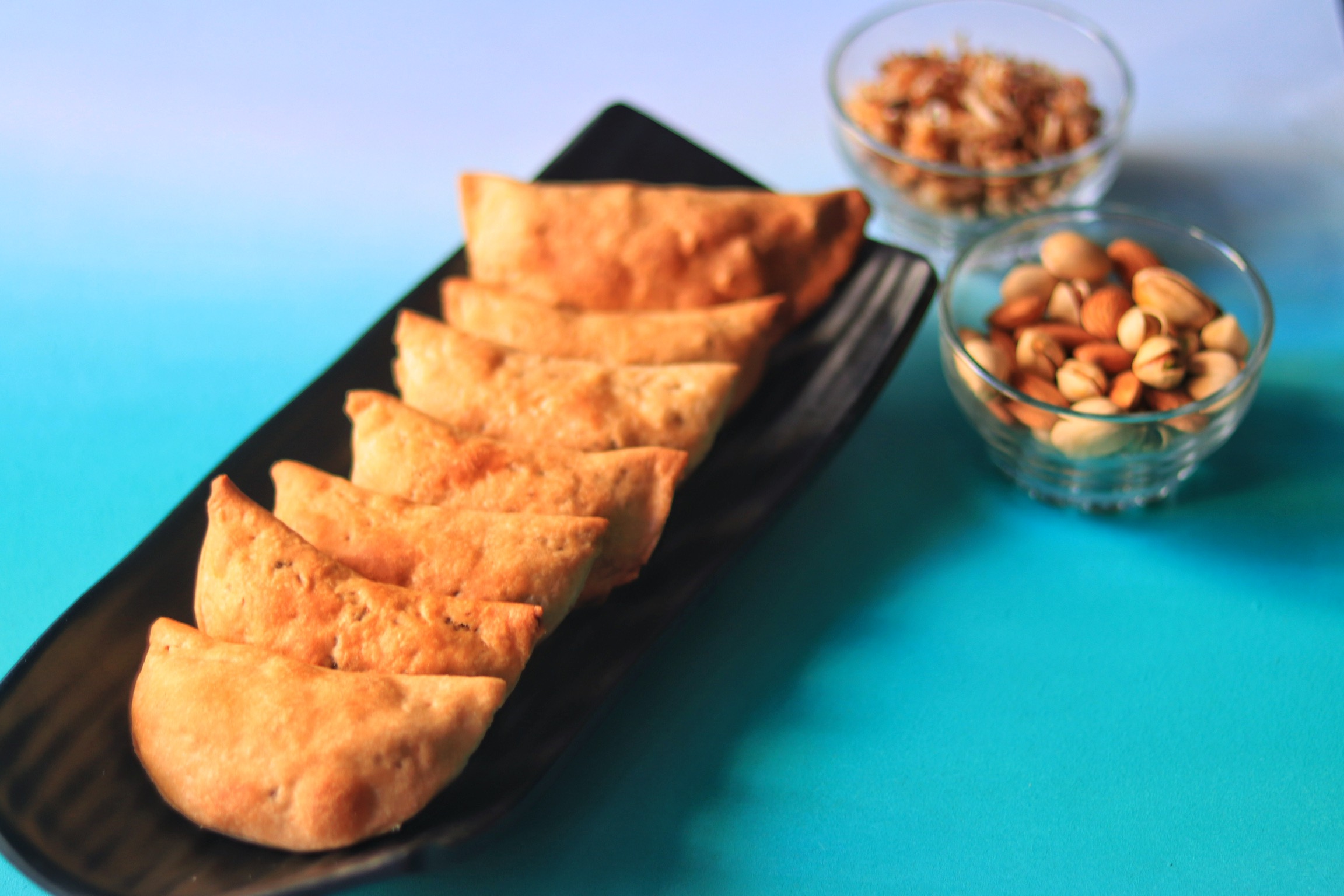 Baked Dry Fruit Gujiya